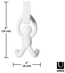 Umbra Buddy Hook bílý 2 ks