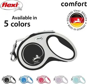 Flexi Comfort S pásek 5m černé / Vodítko