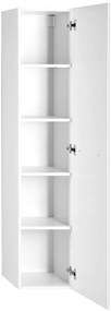Aqualine Vega skříňka vysoká 150 cm bílá VG150