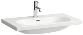 Laufen Lua - Umyvadlo 80x46 cm, s přepadem, otvor pro baterii, bílá H8160870001041