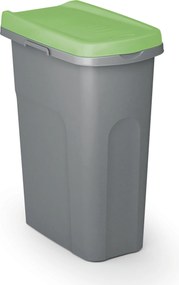 Odpadkový koš šedá/zelená plast 25L