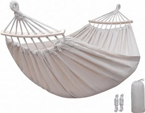 Houpací síť ZENVIO COMFORT 200x80 cm, bílá + taška zdarma