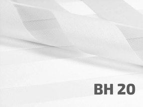 ZEBRA-SHOP Roleta DEN A NOC / MINI / PREMIUM / BÍLÁ / BH 20 Barva mechanizmu: bílá, Výška: 150, Šířka: 30