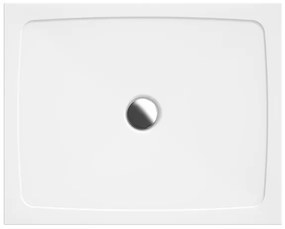 Polimat Obdélníková akrylátová sprchová vanička Karo 90x70 (90x75, 90x80, 100x80) Barva: Bílá, Rozměry: 100x80 cm, Varianta: Karo 100x80x1,5x3 - 00018