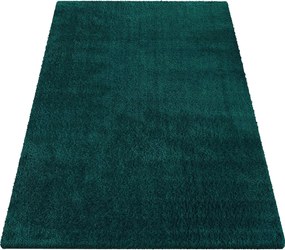 DY Tmavě zelený protiskluzový koberec shaggy Camel Rozměr: 60x100 cm