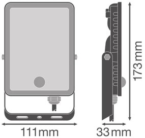 Ledvance - LED Venkovní reflektor se senzorem FLOODLIGHT LED/20W/230V IP65