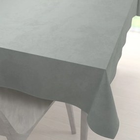 Biante Sametový obdélníkový ubrus Velvet Premium SVP-046 Světle šedý 140x220 cm