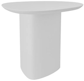 OnaDnes -20% Světle šedý lakovaný odkládací stolek RAGABA CELLS 50 x 50 cm