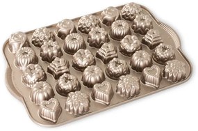 Nordic Ware Minidorty a čokolády plát s 30 formičkami karamelová