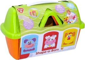 WIKY Vkládačka domek se zvířátky / Plast / 9 tvarů / od 18 měsíců