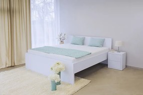 Ahorn Dřevěná postel Tropea 190x140 Dub bílý