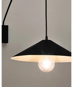 Černé nástěnné svítidlo ø 35 cm Kally – Kave Home