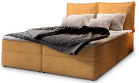 MSL Kontinentální čalouněná postel LOTO (160 x 200 cm) Barva látky: POSO 06