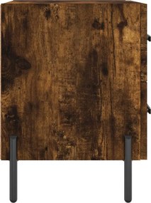 vidaXL Noční stolky 2 ks 40 x 35 x 47,5 cm kompozitní dřevo [827335] Barva: hnědý dub