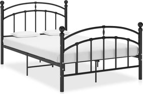 vidaXL Rám postele kov 120 x 200 cm [324975] Barva: Černá