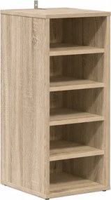 skříňka na boty, botník, 5 polic, dřevo, 72x36x32 cm, dub sonoma, Dekorino BB20260071