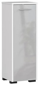 Koupelnová skříňka FIN S30 - bílá/metalic lesk