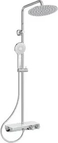 Ideal Standard - Sprchový set s termostatem, průměr 25 cm, 3 proudy, c