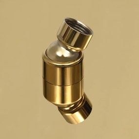 Dešťová sprchová hlavice - nerezová ocel - zlatá | 40 cm