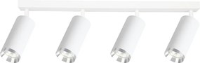 Bodové svítidlo Mica, 4x bílé/chromové kovové stínítko, w