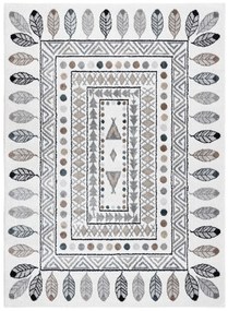 Dywany Łuszczów, Dětský kusový koberec Fun Teepee cream, 160x220, šedá, dětský pokoj