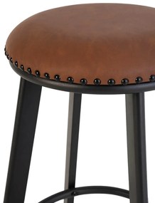 Barová židle yrub 76.5 cm hnědá MUZZA