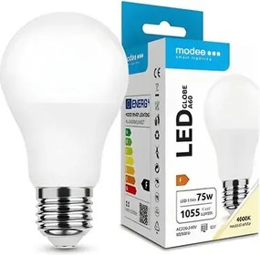 Modee E27 11W A60 studená 4000K / Žárovka / 1055 lm / náhrada za 75W /