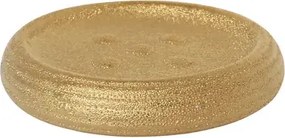 MSV OMAN zlatá / Mýdlenka / keramika / 12,5 x 2,5 cm