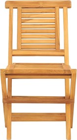 Skládací židle 8 ks 47x63x90 cm masivní teak 3155048