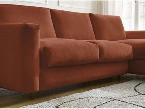 Oranžová rohová pohovka Nouveau Cocoone – Bobochic Paris