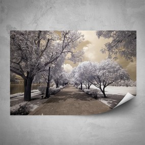 Plakát - Zimní park (60x40 cm) - PopyDesign