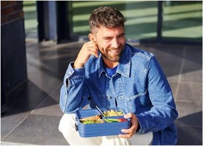 Dělený svačinový box 3 ks/s vidličkou Take a Break – Mepal