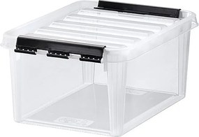 Smartstore Classic Box s víkem, 34 × 25 × 16 cm, 8 l, transparentní