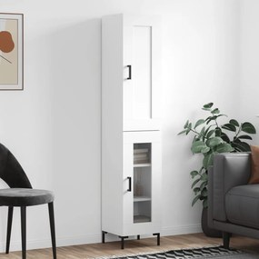 Skříň highboard bílá 34,5 x 34 x 180 cm kompozitní dřevo 3200385
