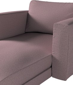 Potah na IKEA Norsborg šezlong s loketními opěrkami barva růžová látka pletený vzor