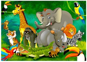 Dětská tapeta Safari (150x105 cm) - Murando DeLuxe
