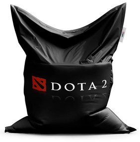 Sablio Sedací vak Classic DOTA 2 Černá - 200x140 cm