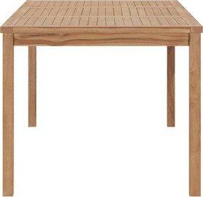 Zahradní jídelní stůl 180 x 90 x 77 cm masivní teakové dřevo 315621