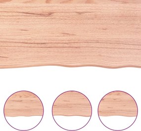 Koupelnová deska hnědá 60x40x(2-4) cm ošetřený masivní dřevo 3156105