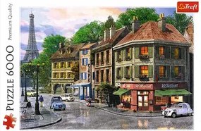 Trefl - Puzzle - Ulice Paříže  / 6000 dílků / 136 x 96 cm / věk od 3 l