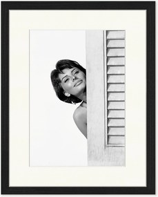 Ručně vyrobený zarámovaný obrázek Sophia Loren