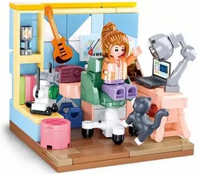 Sluban Girls Dream Mini Handcraft M38-B1016B Studovna / LEGO - kompati
