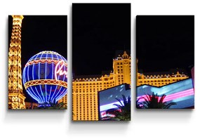 Sablio Obraz - 3-dílný Las Vegas 3 - 75x50 cm