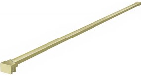 Mexen jednoduchý držák na sprchovou stěnu 6-8 mm, zlatý kartáčovaný - 800-01-55