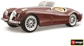 Bburago jaguar xk 120 roadster 1951 red 1:24