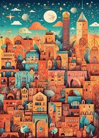 ALIPSON Puzzle Úžasné město / 500 dílků