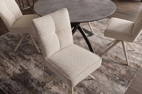 Designová otočná židle Narayan béžová