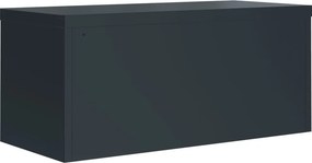 Kartotéka antracitová 90 x 40 x 145 cm ocel 3188330