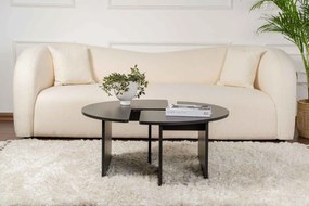 Designový konferenční stolek Zakwani 90 cm černý