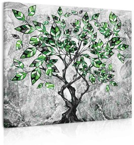 Malvis ® Obraz reprodukce Strom zelený Velikost: 50x50 cm